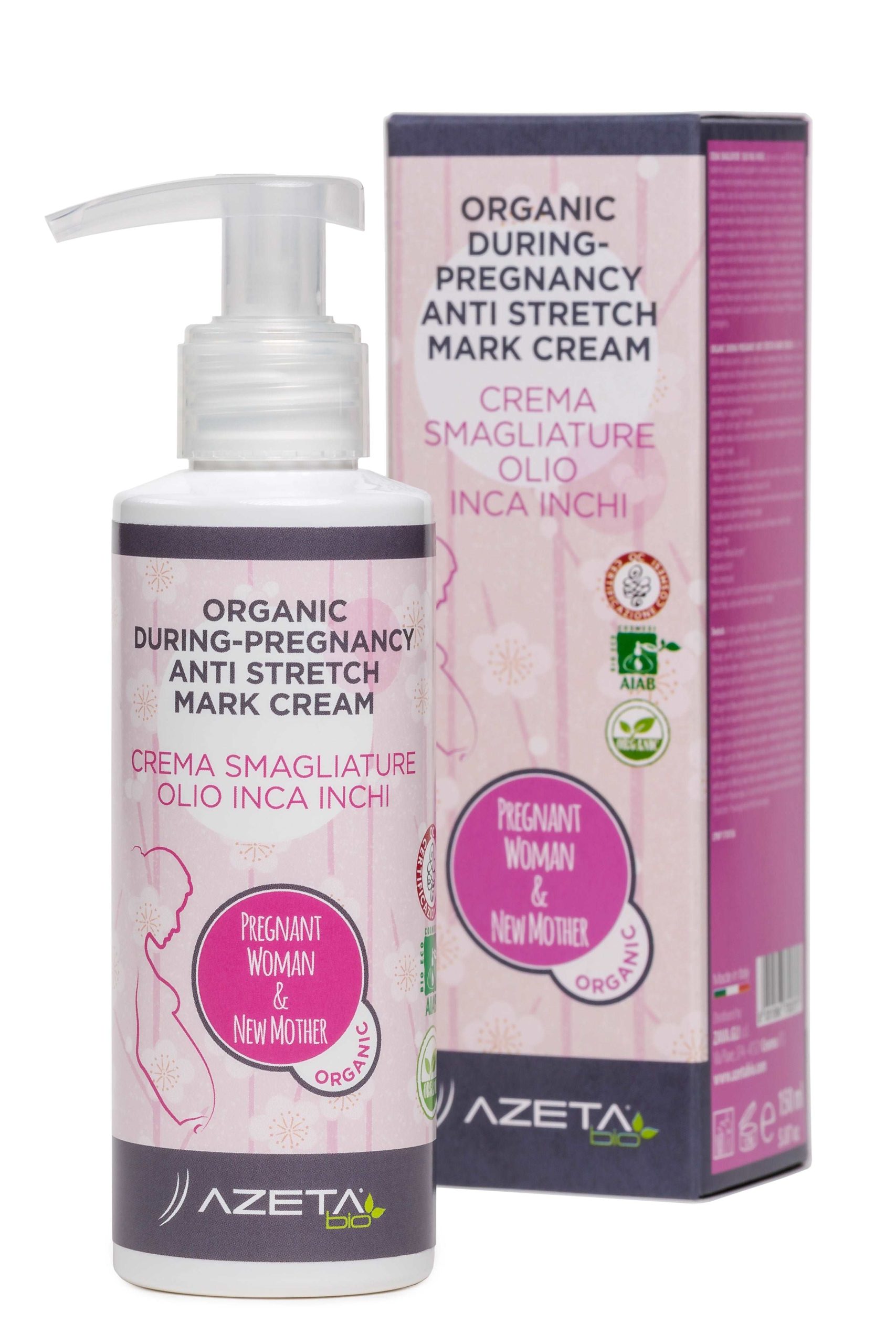Organic During-Pregnancy Anti Stretch Mark Cream | Mother Line | (150 ...